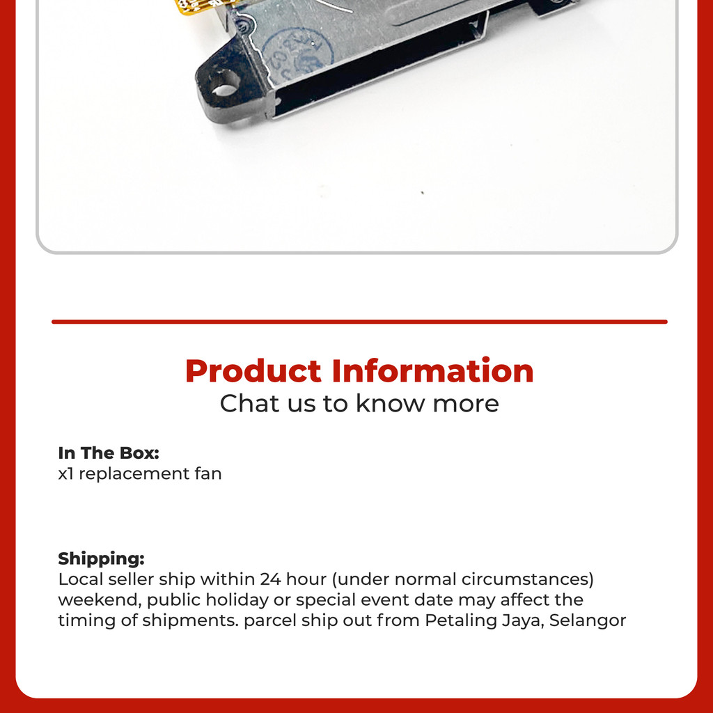 Nintendo Switch Internal Cooling Fan Replacement Part Repair Switch v1 ...