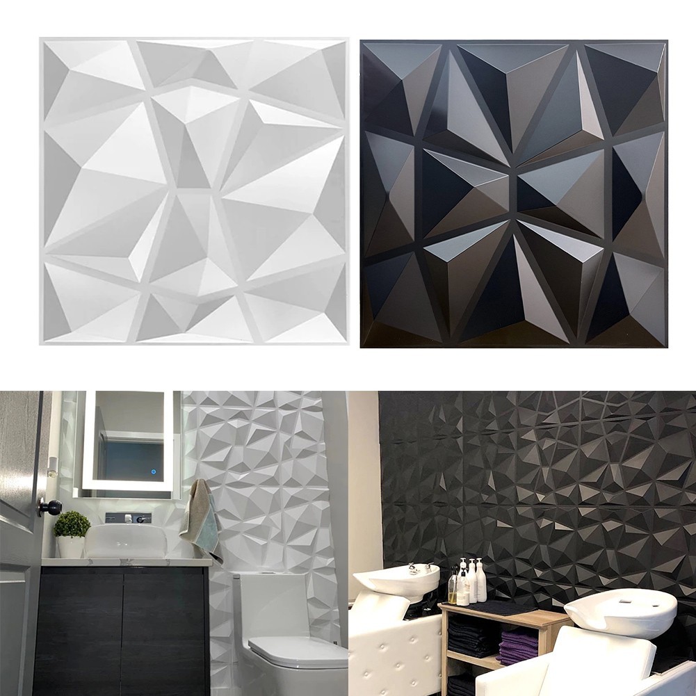 [LUMY] 30x30cm Wall Renovation 3D Wall Panel Sticker Art Tile Room ...