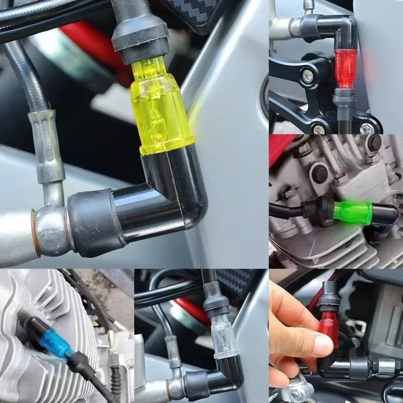 Universal Motorbike Flash Spark Plug Cap - Motorcycle Trike Ignition ...