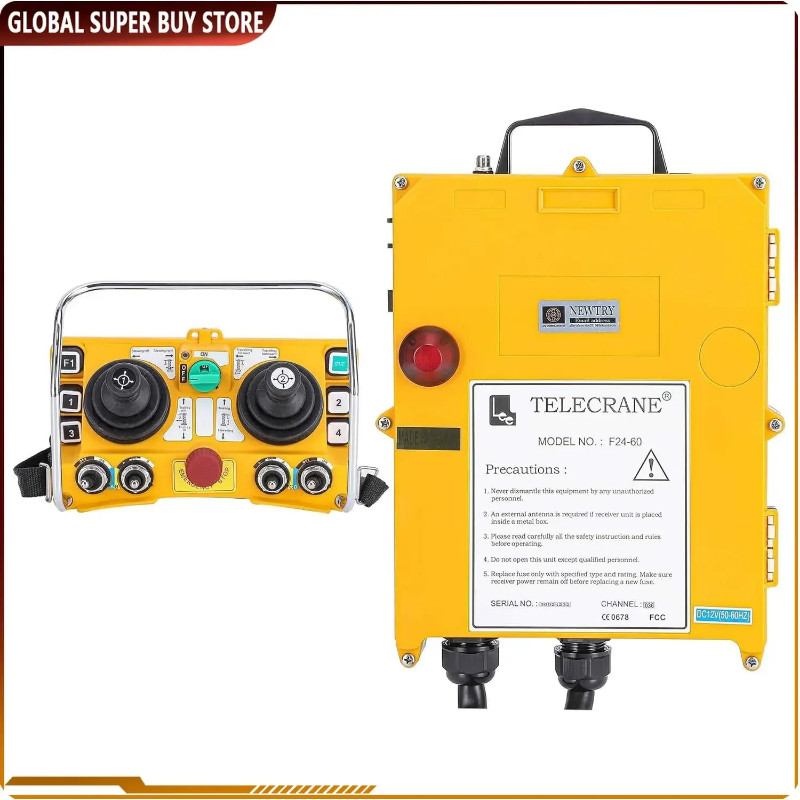 Wireless Remote Control Hoist Crane 12V-36V Heavy Duty Rocker Five ...