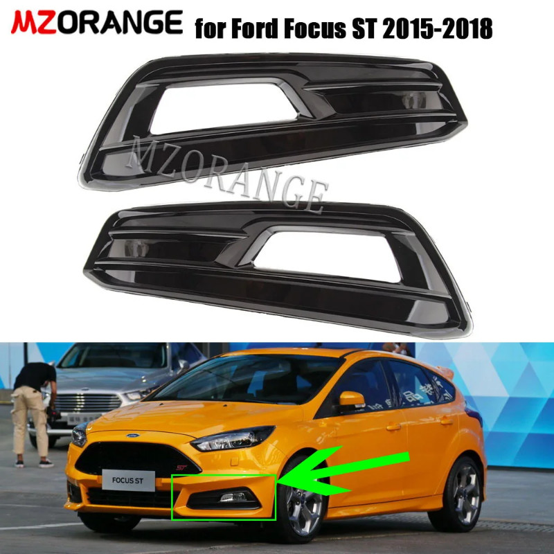 Fog Light Cover for Ford Focus ST 2015-2018 Front Bumper Grille ...