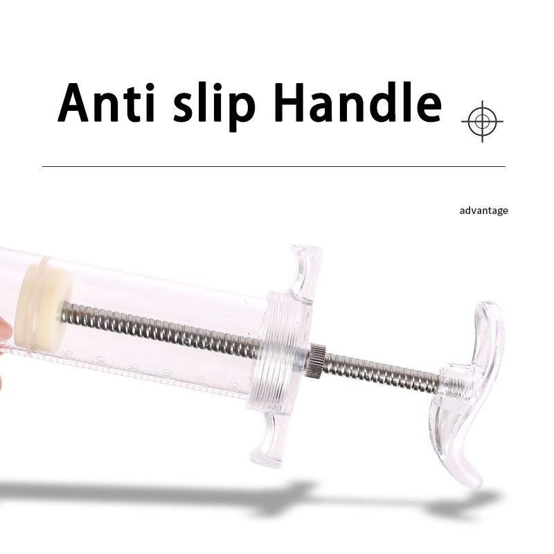 30 ML Fiber Glass Syringe Pig Injection Gun With 10pcs Assorted Needles ...