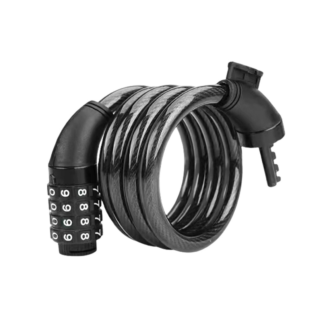 High Security Bike Locks Cable 5 Digit Resettable Combination Password ...