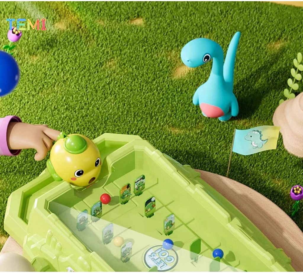 ⭐ Malaysia dalam stok ⭐ TEMI Two Person Dinosaur Pinball Game Machine ...