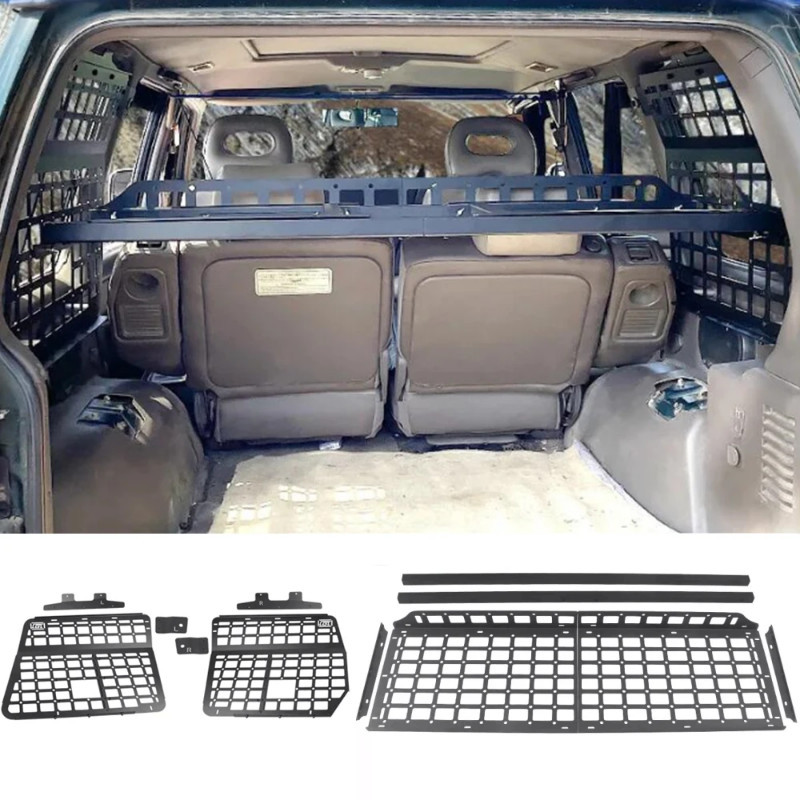 Aluminum Rear Trunk Shelf Molle Panel Cargo Organizer Racks Fit for ...