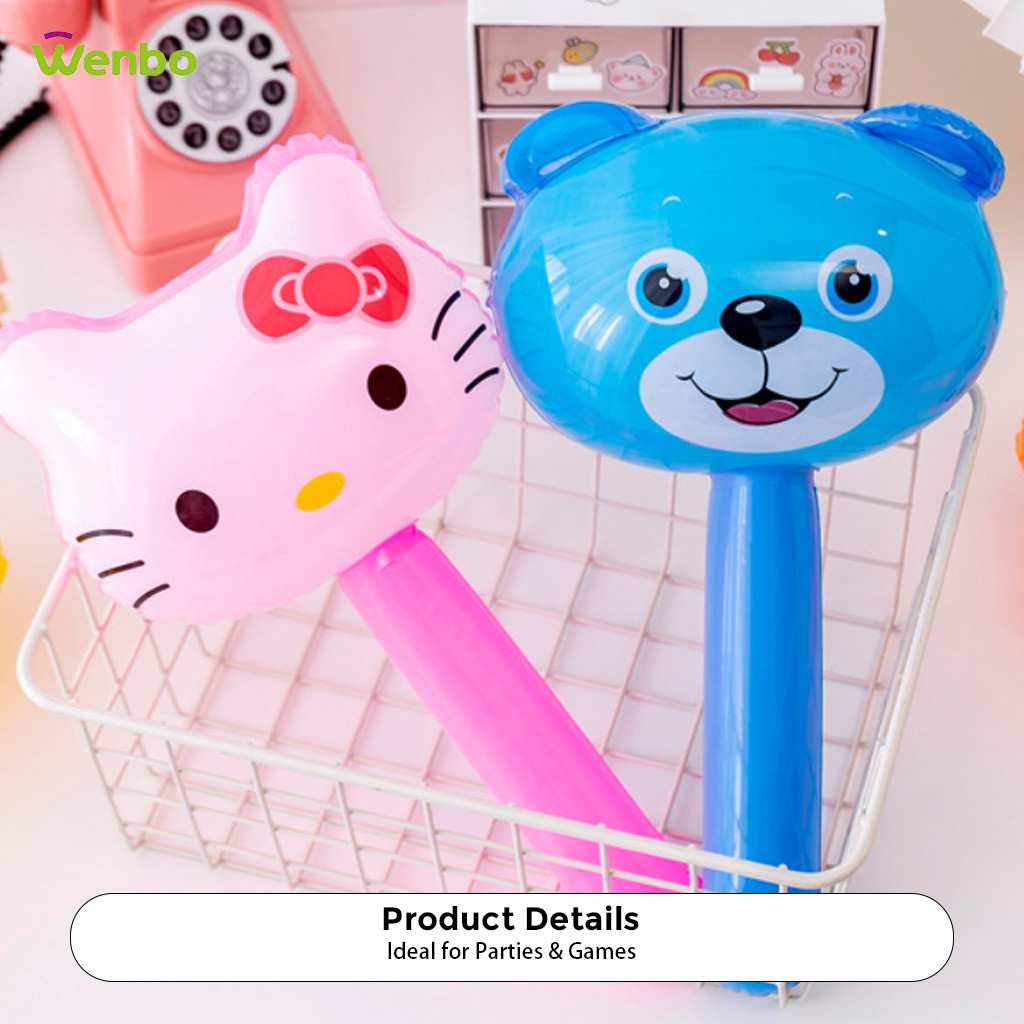 Wenbo Inflatable Cartoon Hammer Toy For Kids Soft Balloon Stick With ...