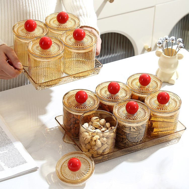 Ready Stock 6Pcs Air-Tight Acrylic Compartment Bekas Kuih raya ...