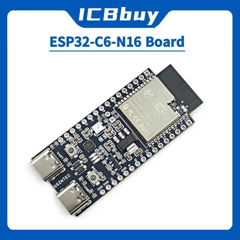 ESP32-C6 16MB Flash ESP32 WiFi+Bluetooth Internet Of Things ESP Development Board Core Board ...