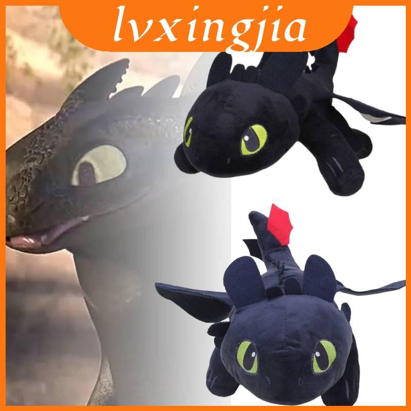 Night Toothless Realistic Fury Plush Toy Collecting Memorabilia For ...
