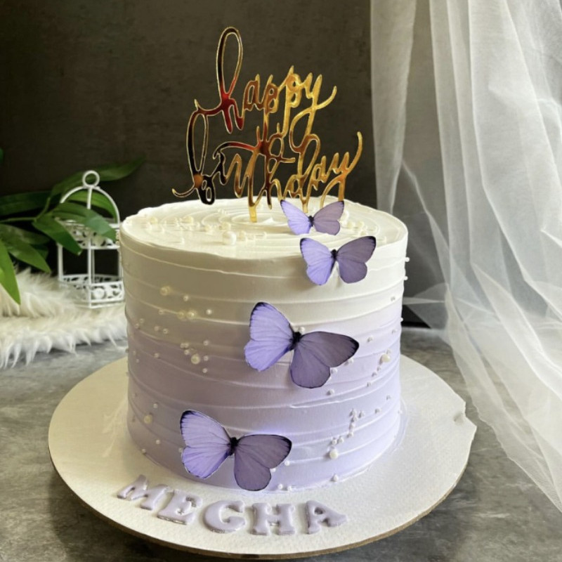 Happy Birthday Cake Decoration Plugin Korean Style Bright Face ...