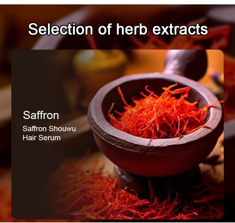 BUY1 FREE1【Grey Hair No Longer Grows】Saffron Essence Spray from White to Black藏红花何首乌养发精华 ...