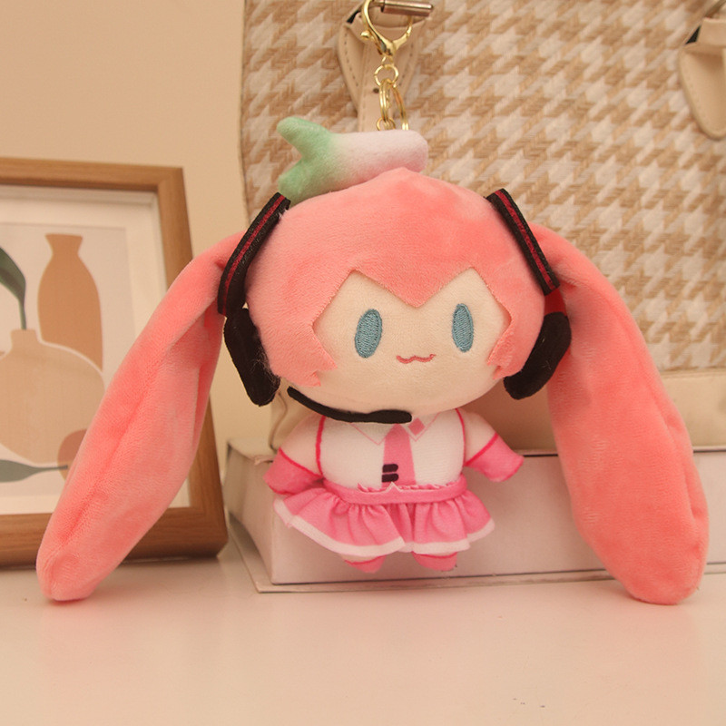 15cm Hatsune Miku Plush Keychain Kawaii Q Version Figure Stuffed Toys ...