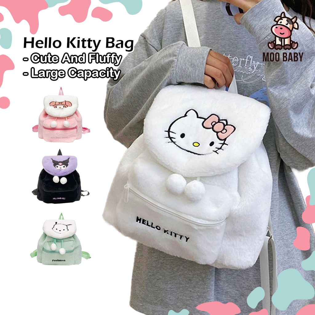 Moo Baby Beg Sekolah Hello Kitty Backpack Hello Kitty Bag For Kids My ...