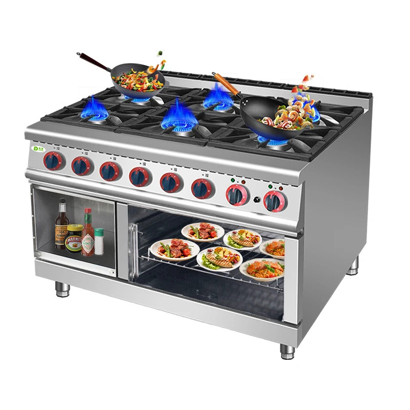 Commercial Catering Equipment High Quality 6 Burner Gas Stove 700 ...