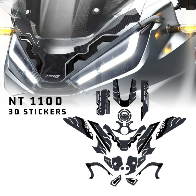 For HONDA NT1100 NT 1100 2022 2023 3D Motorcycle Resin Epoxy Sticker ...