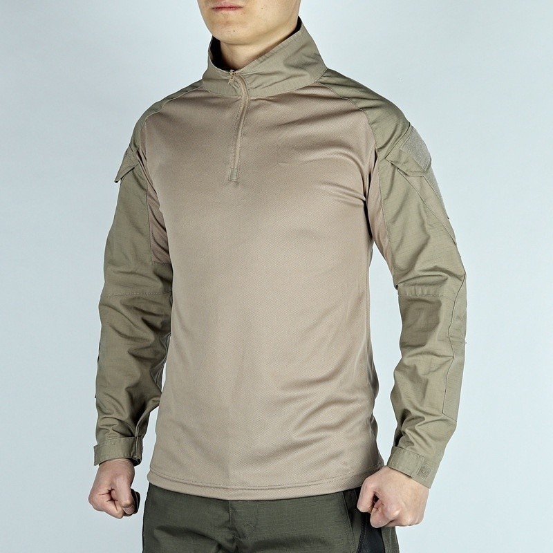 Men T-shirts Combat Tactical T Shirt Outdoor Breathable Long Sleeve ...