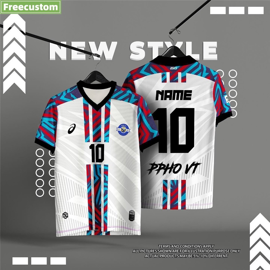 [FREE CUSTOM NAME & NUMBER]﻿ volleyball Baju Jersey Lelaki Thailand ...