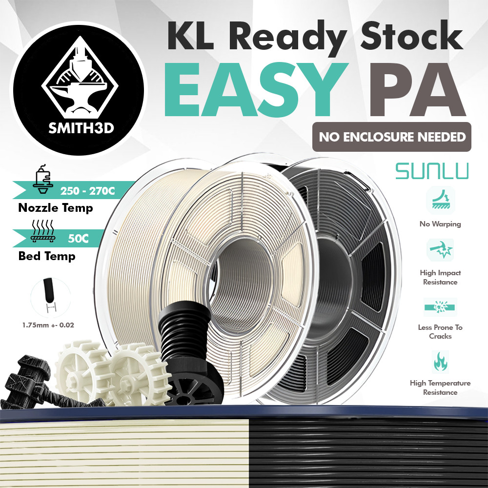 Sunlu PA Filament, Easy PA Filament Nylon Less Warp Easy to Print Nylon ...