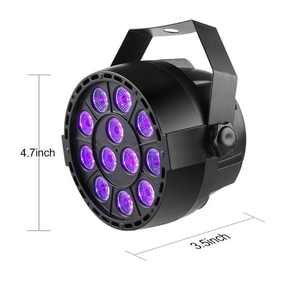 UV LED Stage Par Lights Violet Stage Light DJ Disco UV Black Light Par ...