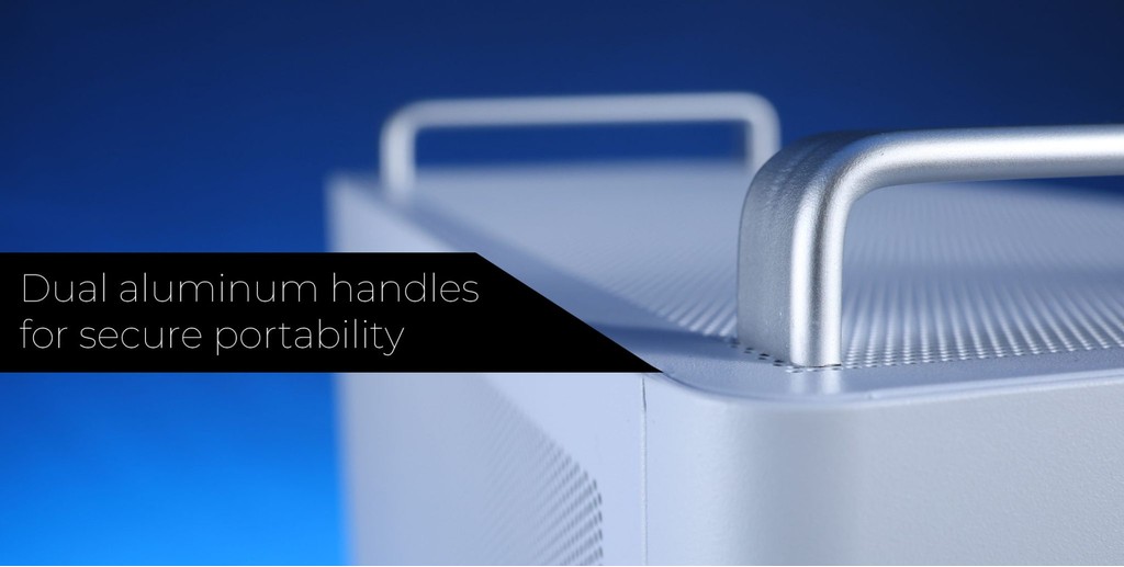 SLEVCASE Envision SFF mATX Rugged Full Metal PC Casing with 3x 90mm ...