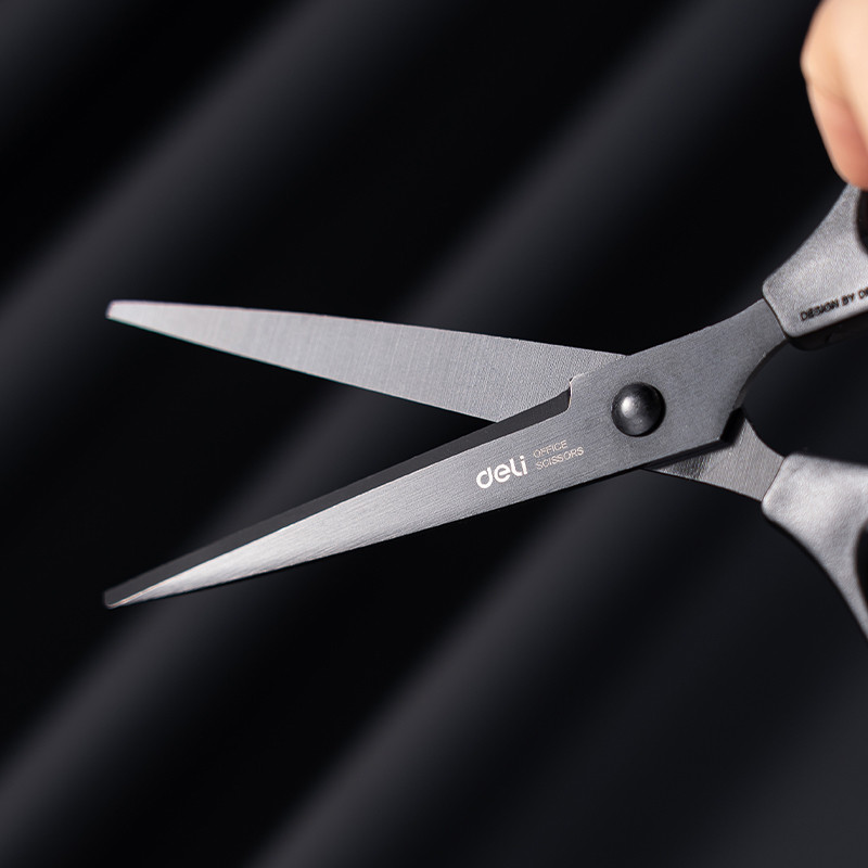 Deli Stainless Steel Office Scissor Anti Rust Blade Sharp Durable ...