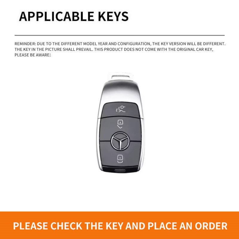 Car Key Cover For Mercedes Benz AMG W204 W205 W203 W211 W212 W213 W201 ...