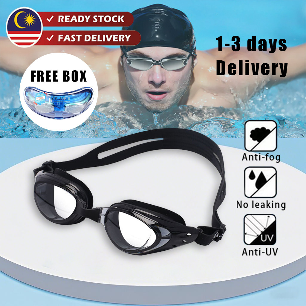 【MALAYSIA READY STOCK 】swimming Goggles Electroplating Adult Swimming ...