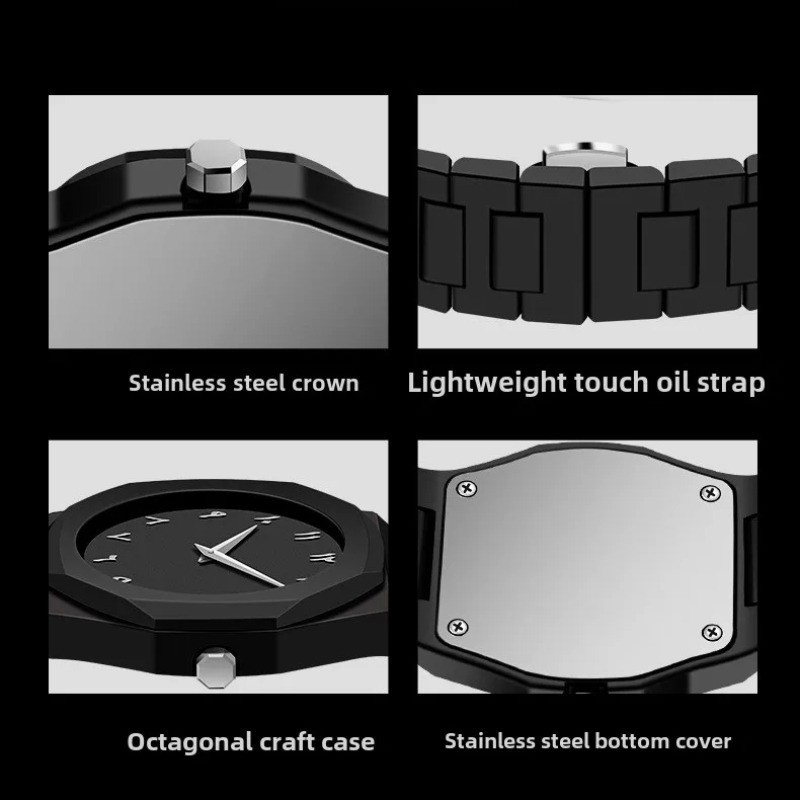 Middle Eastern Arabic Numeral Dial Calendar Business Men's Watch Casual ...