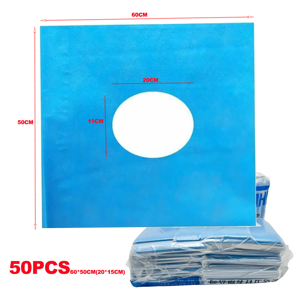 50Pcs Oral Operating Room Hole Towel Surgical Drapes Hole Cover ...