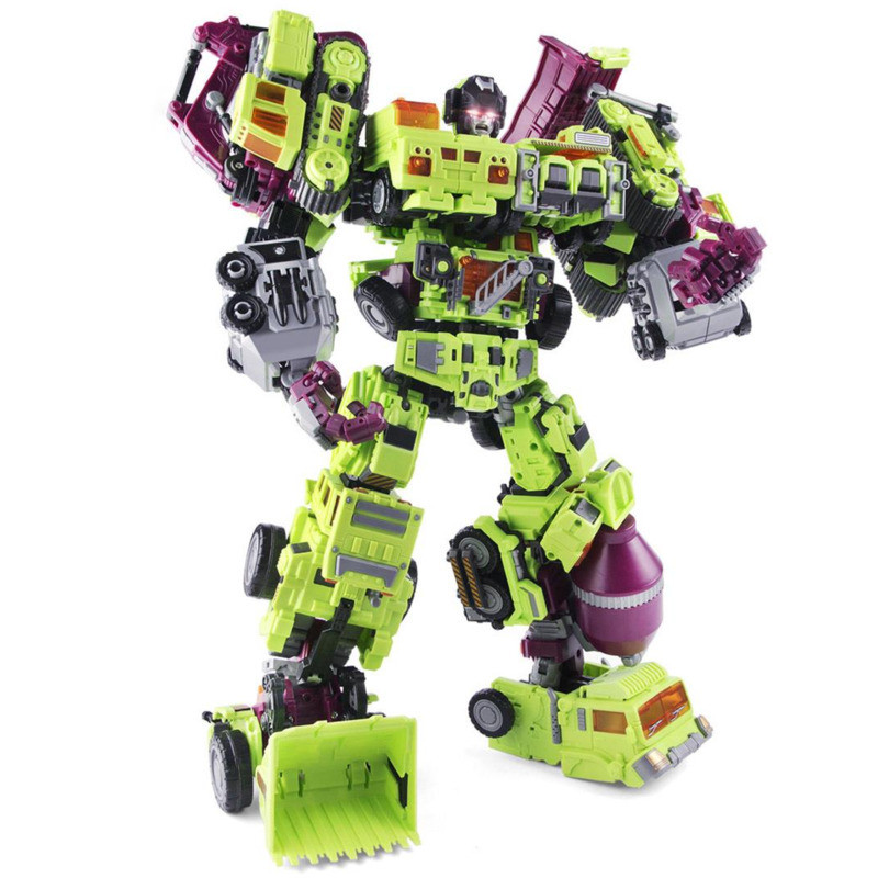 NBK Devastator 6in1 Combiner GT G1 Transformation Action Figure Toy ...