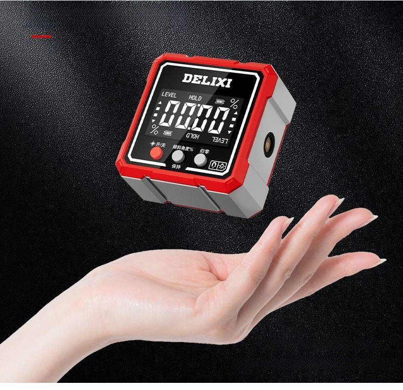 Delixi Inclinometer High Precision Digital Display Laser Inclinometer ...