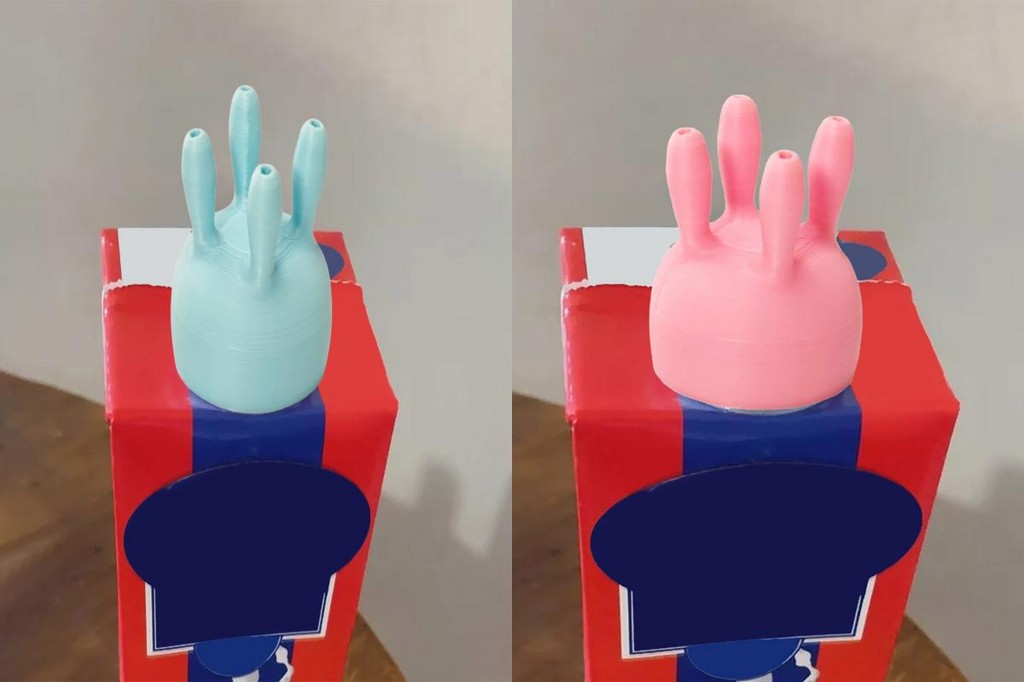 canaan| Eye-catching Milk Carton Lid Milk Carton Cap 3d Printed Cow ...