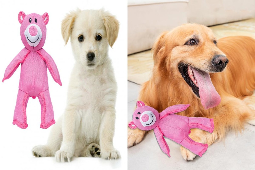 Ou Bear Design Dog Toy Plush Bear Dog Toy Indestructible Bear Dog Toy ...