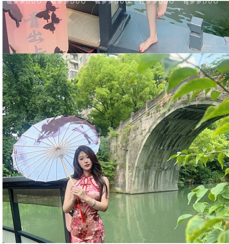 [HMYY] Ready Stock~150kg Plus Size Fat mm Sexy Cheongsam Improved ...