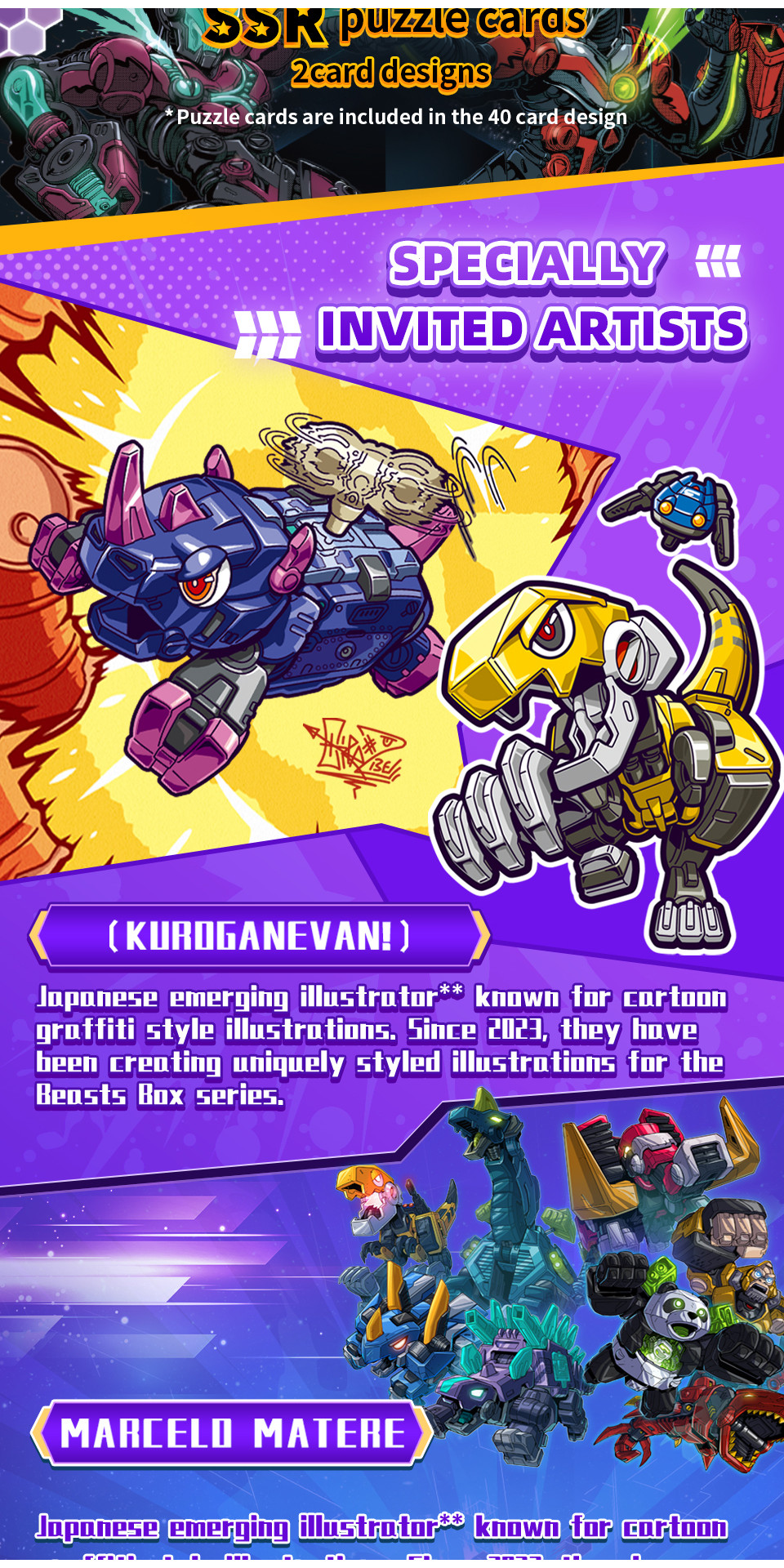 52TOYS Beastbox Collectible Cards, anime Merch, random cards 10PCS ...