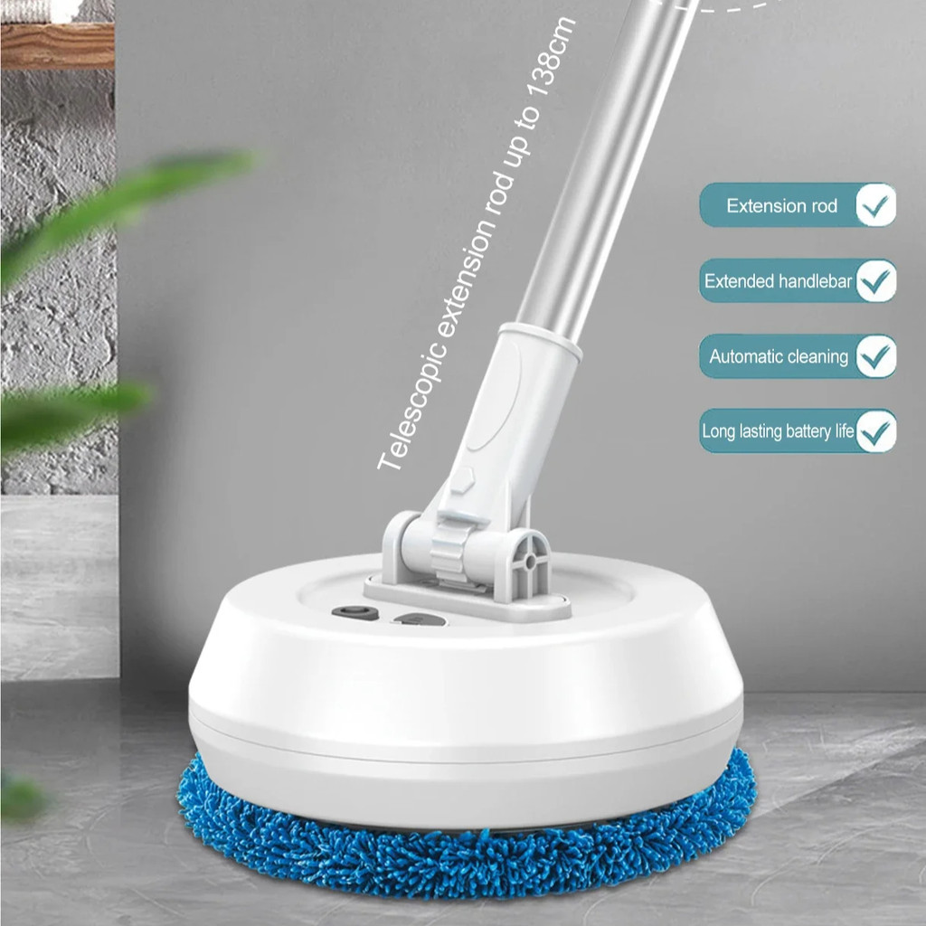 Automatic 2 in 1 Wet & Dry Home Cleaner Wireless Electric Spin Mop Car ...