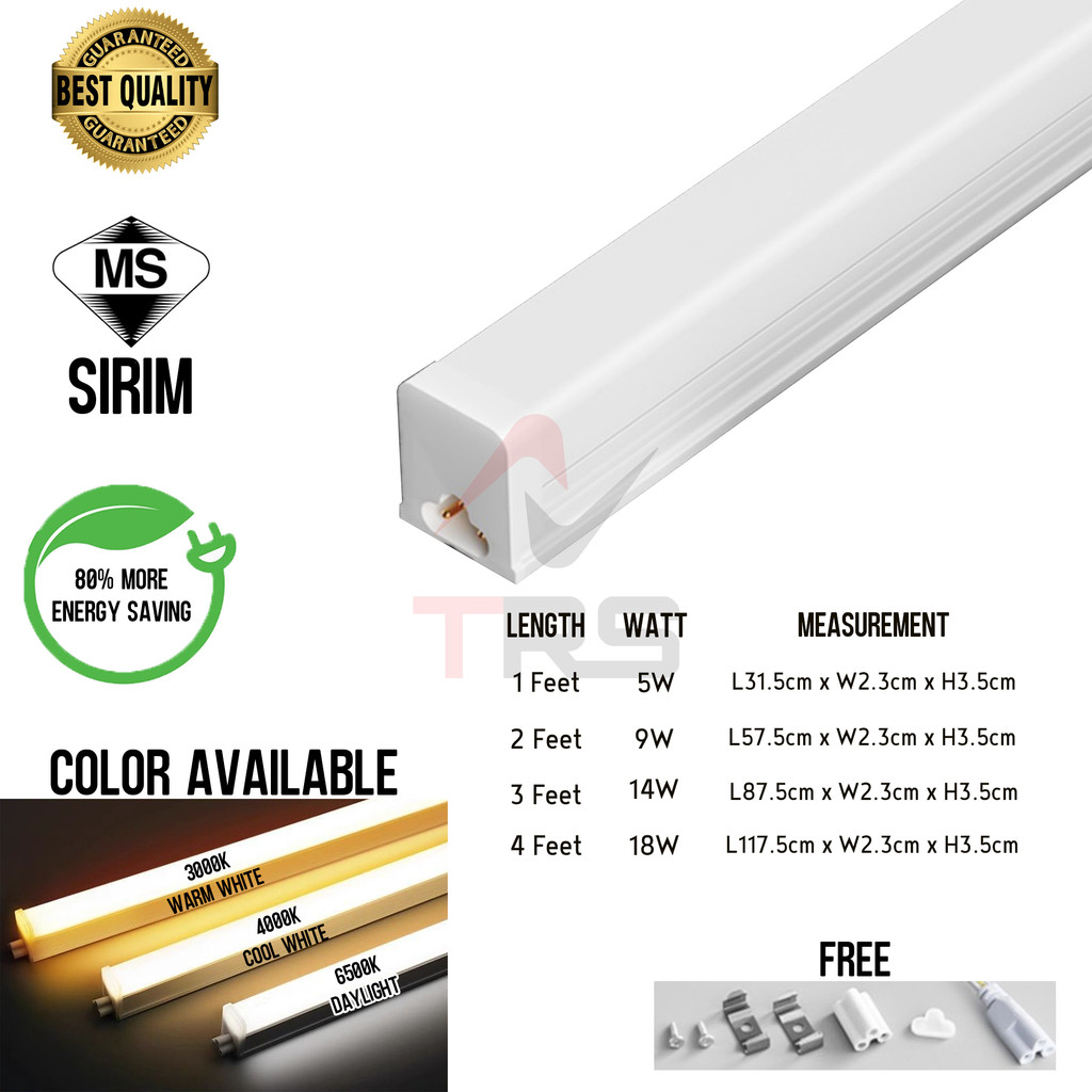 High Grade LED T5 Tube Light Ceiling Wall Decoration Strip Lights ...