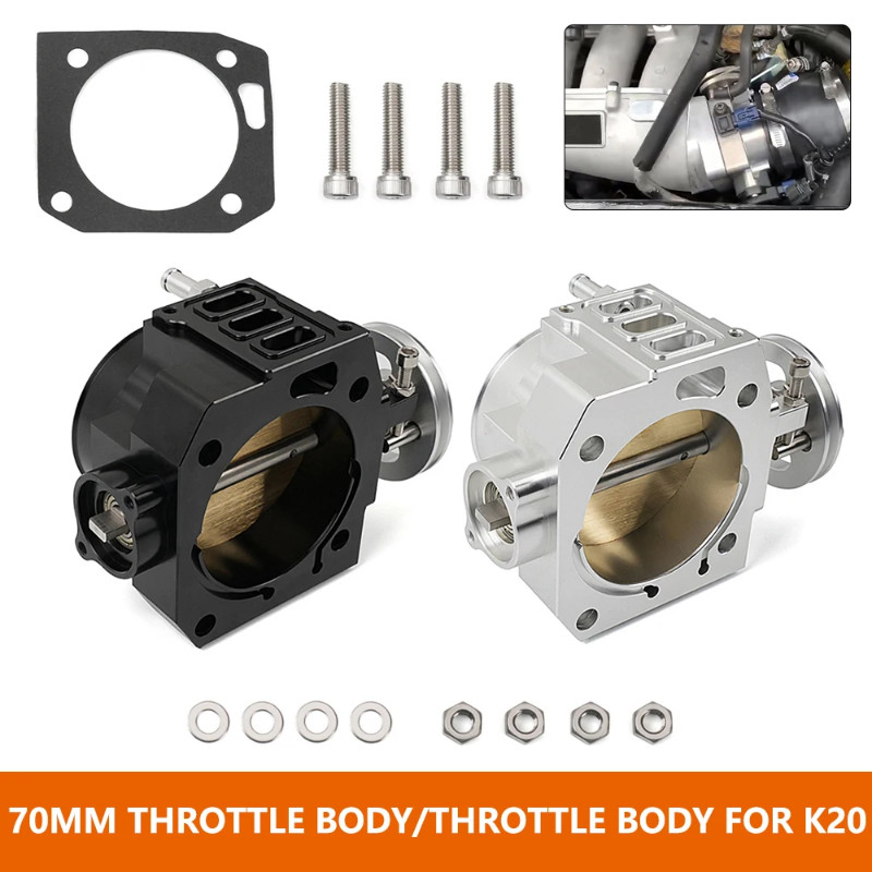 RASTP-Aluminum 70MM Intake System Throttle Body Performance Intake ...
