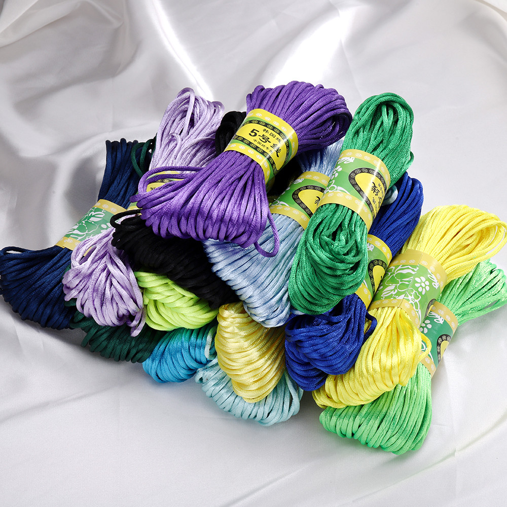 St.kunkka Chinese Silk Braided Rope No. 7 Thread Size 2mm, Length 20m ...
