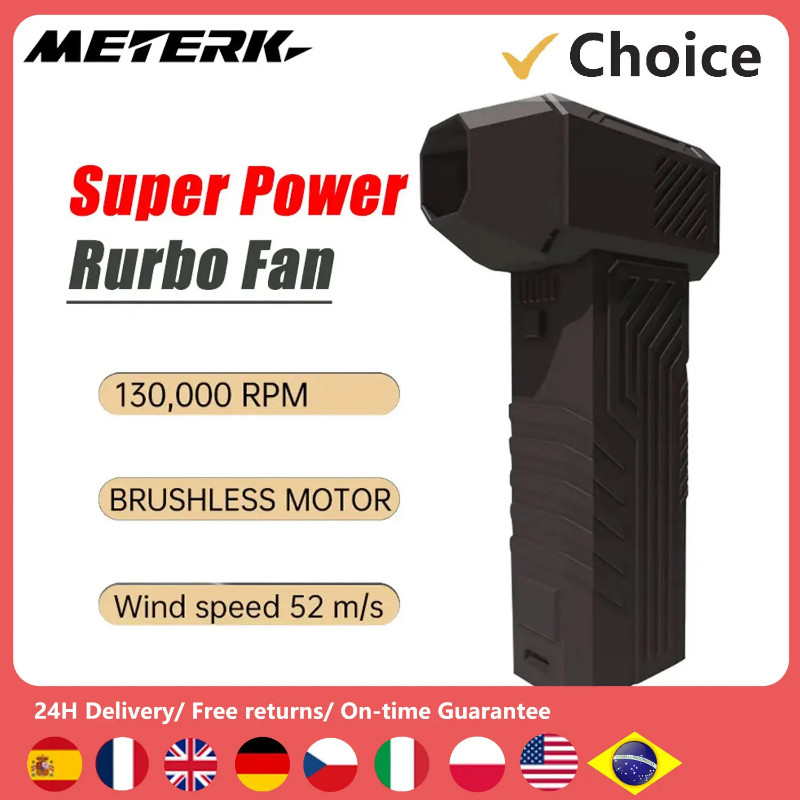 Handheld X3 Max Jet Fan 130,000RPM Wind Speed 52m/s Brushless Motor ...