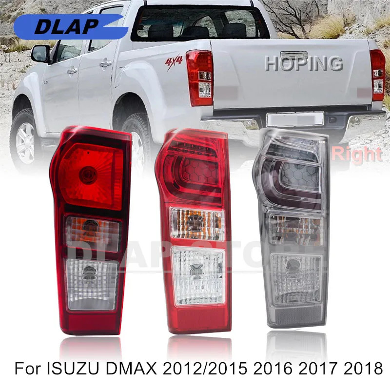 Car Lights For Isuzu DMax D-Max Ute 2012 2017 2018 2019 Rear Bumper LED ...