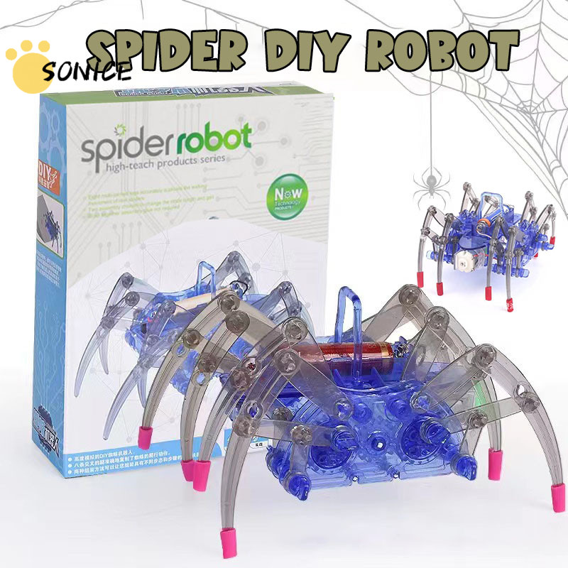 Spider Robot Toy Science Activities DIY Plastic Assemble Science ...