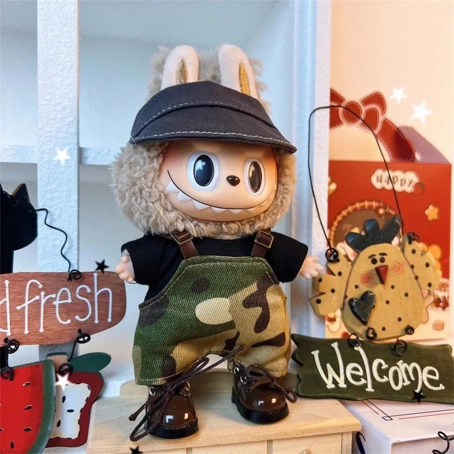 For 15cm Labubu Stylish Outfit Clothes Sports & Leisure Suit Labubu ...