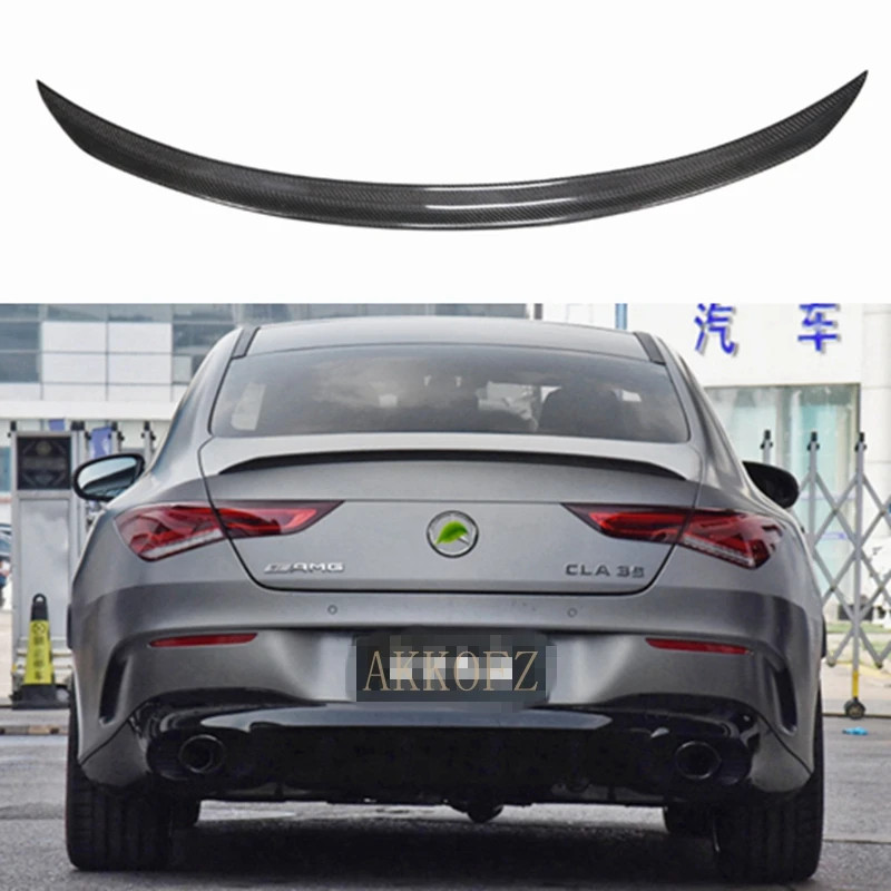 Rear Spoiler for Benz CLA-Class W118 2020 Carbon Fiber Rear Trunk ...