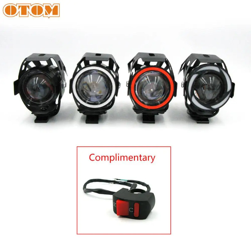 OTOM New Motorcycle U7 LED Driving Fog lamp work spot lamp Headlight ...