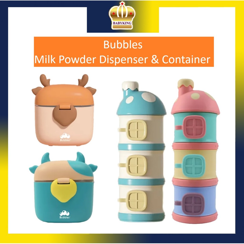 Original Bubbles Travelling Milk Powder Container l Mushroom Milk ...
