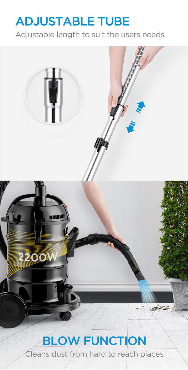 Midea MVC-D23 Dry Tank Vacuum Cleaner 2 In 1 (Blow & Vacuum) | Shopee ...