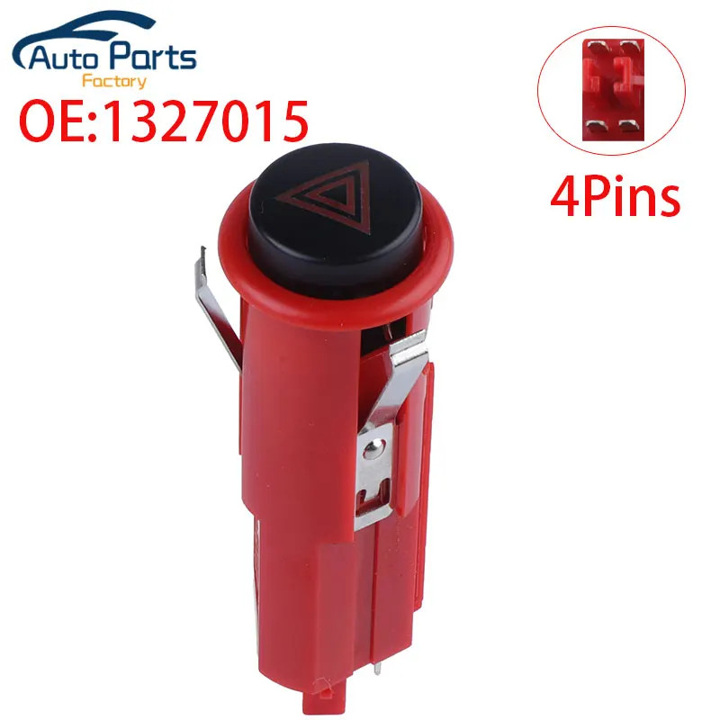 New Car Warning Hazard Emergency Light Switch Button For Scania 1327015 ...