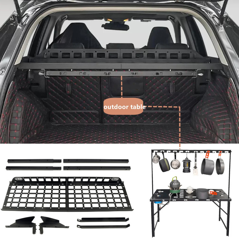 Outdoor Table Camping Rear Trunk Shelf Modular Storage Cargo Organizers ...