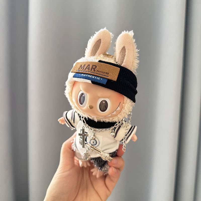 [Clothes only]For 17 cm labubu keychain Labubu clothes pendant Labubu ...